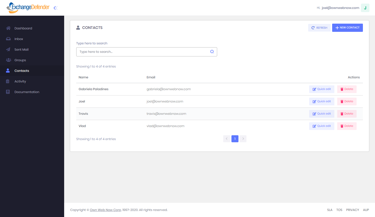 Brand New Corporate Encryption UI [Quick Tour] | ExchangeDefender Blog