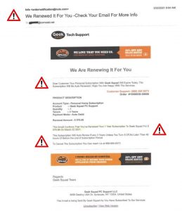 How to Spot and Avoid Geek Squad Email Scams | ExchangeDefender Blog